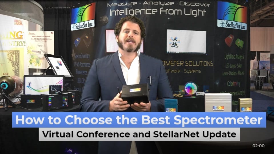 Virtual Conference- Tips on How to Choose the Best Spectrometer ...
