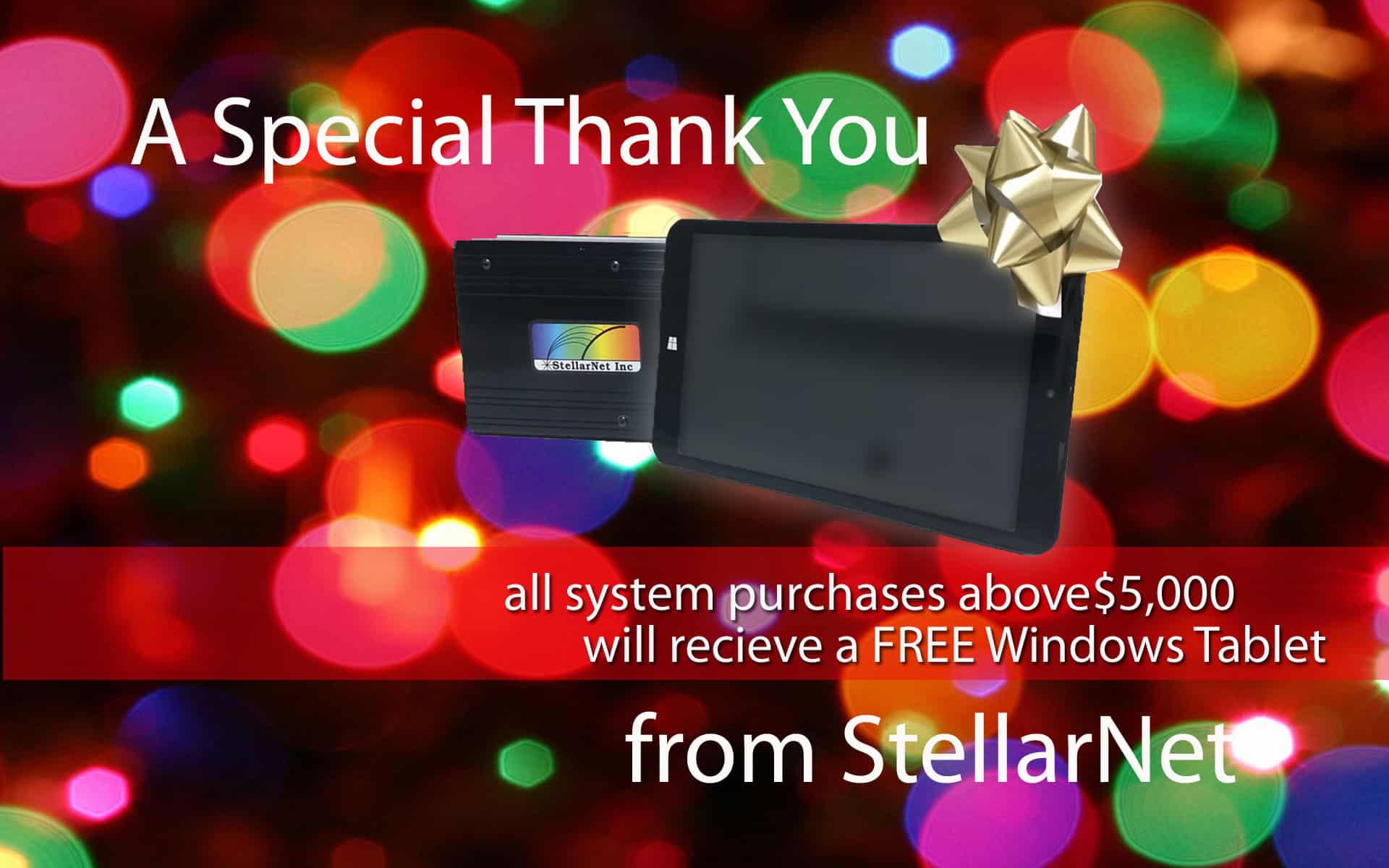 dec-tablet - StellarNet, Inc.