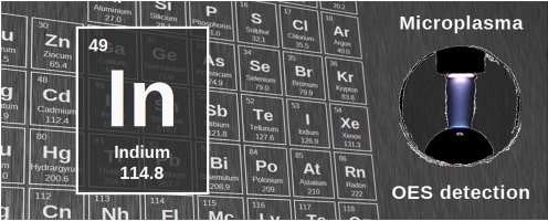 Enhancement of emission from indium in flowing liquid anode atmospheric ...