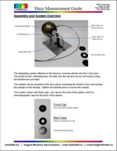 Haze Measurement System - StellarNet, Inc.