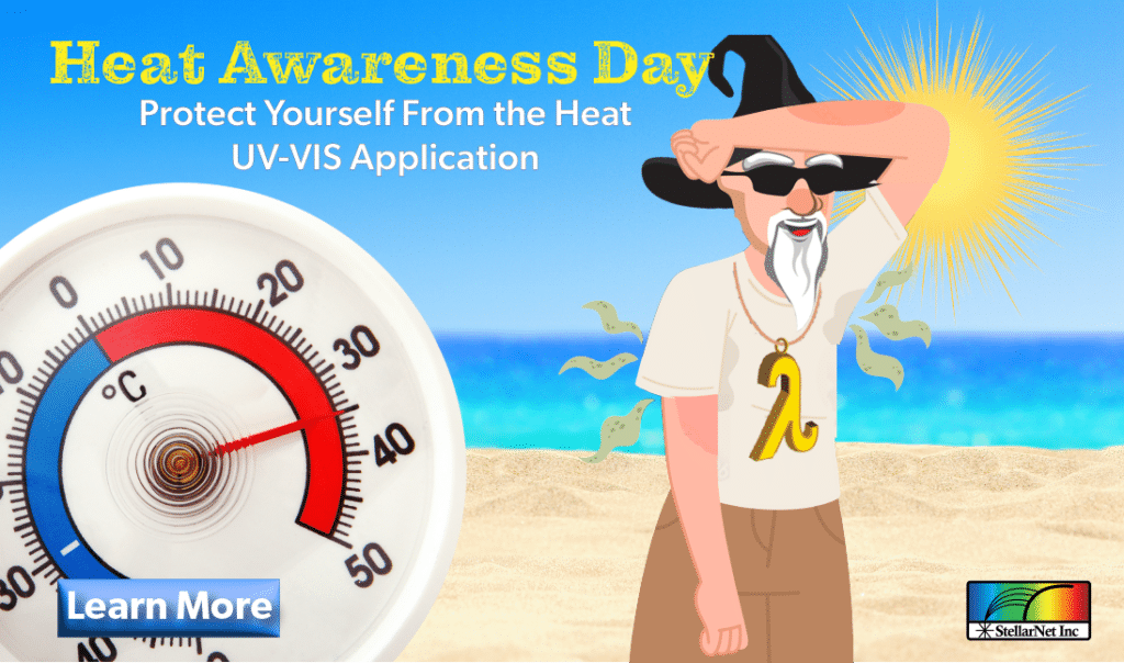 Spectroscopy of Sunburns: Heat Awareness Day - StellarNet, Inc.