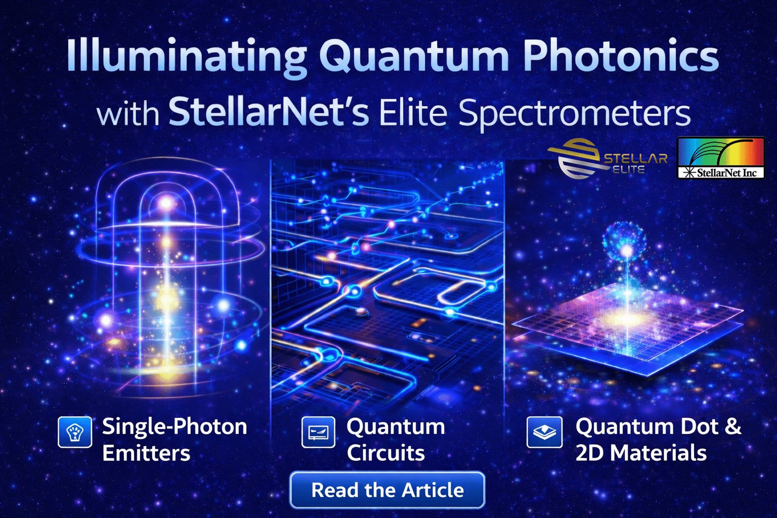 Illuminating Quantum Photonics with StellarNet elite spectrometers-logo ...