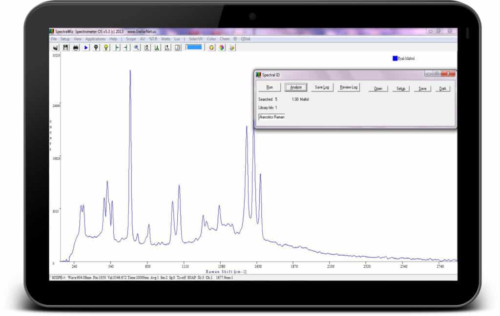Maltol Raman Standard - StellarNet, Inc.