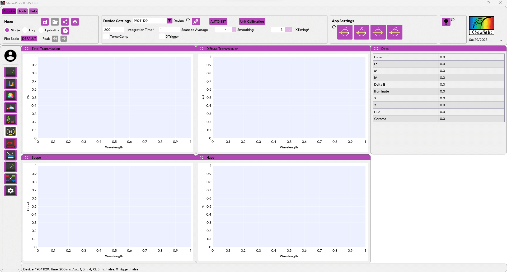 Haze App - StellarNet, Inc.