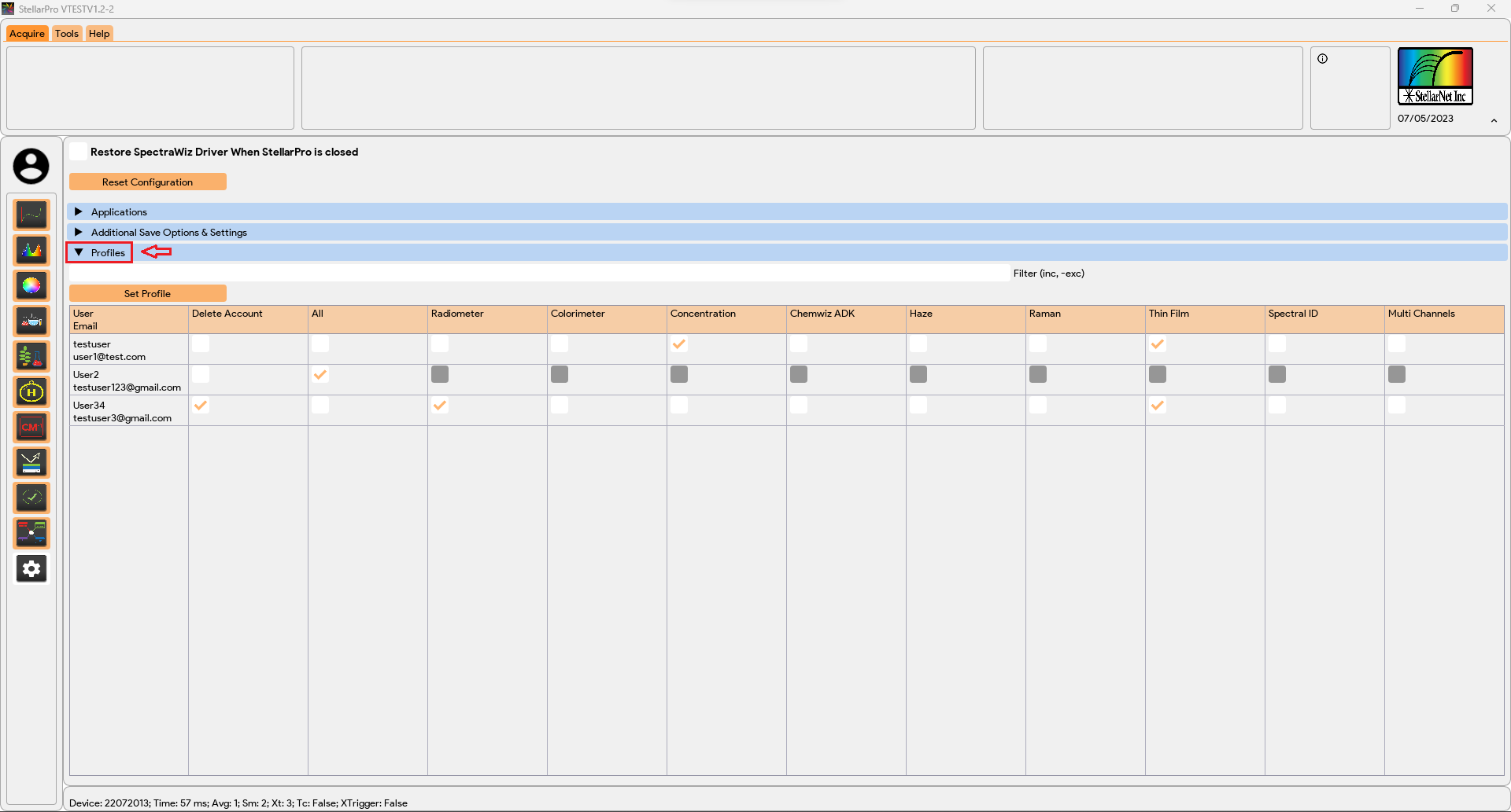 How can an administrator configure the user profiles? - StellarNet, Inc.