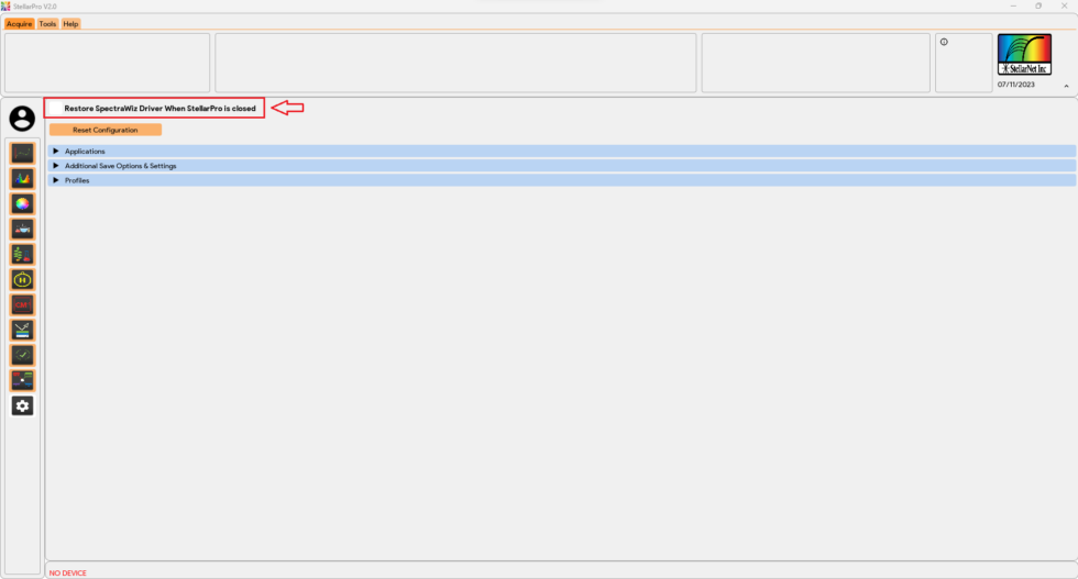Basic Operations - StellarNet, Inc.