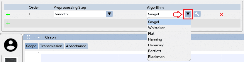 Toolbar->Tools->Preprocessing Steps - StellarNet, Inc.