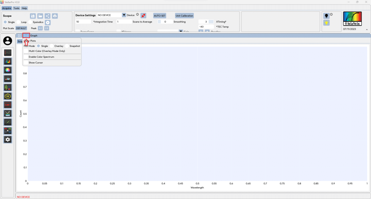 Graphs Tools and Info - StellarNet, Inc.