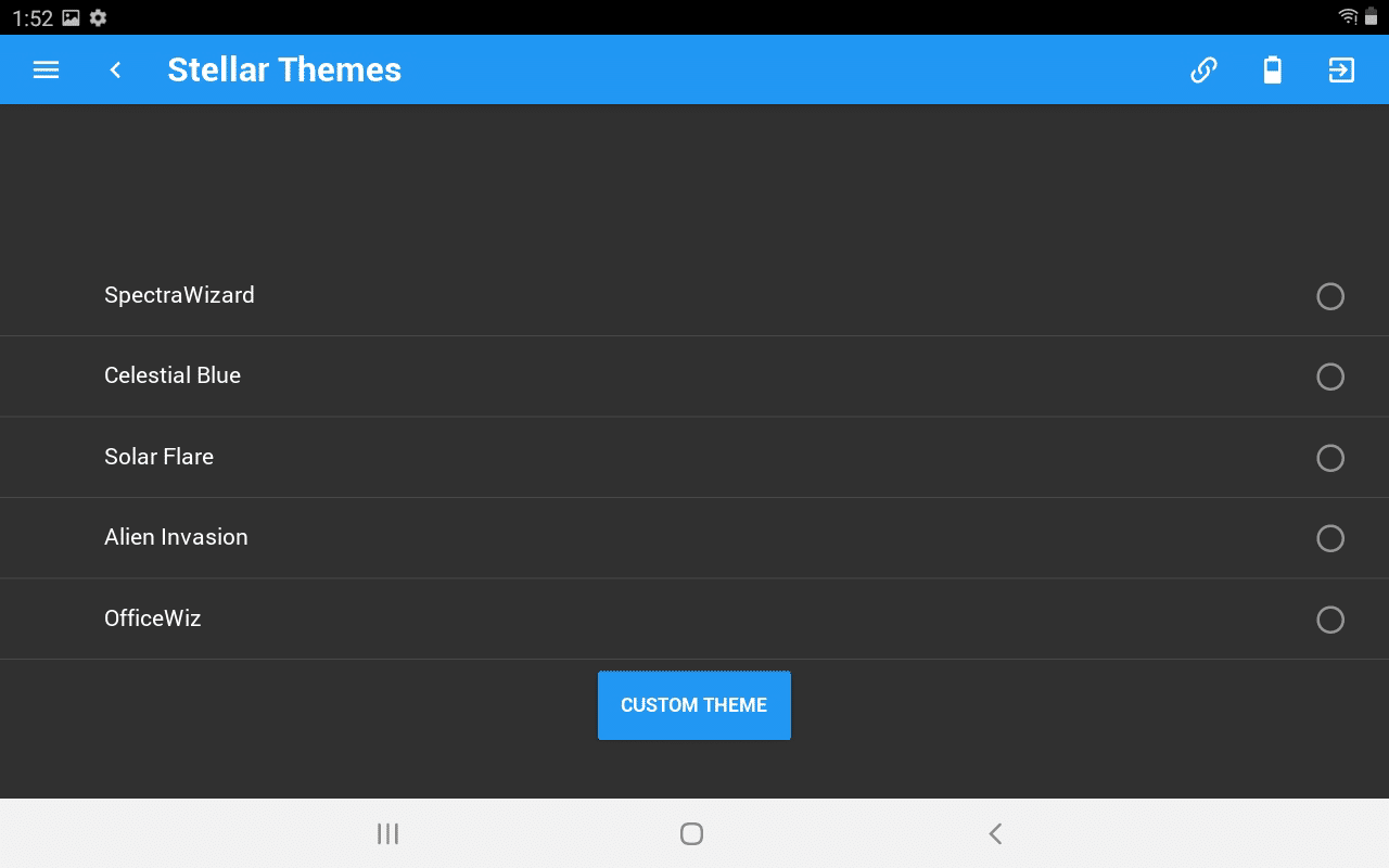StellarRAD Menu Options - StellarNet, Inc.