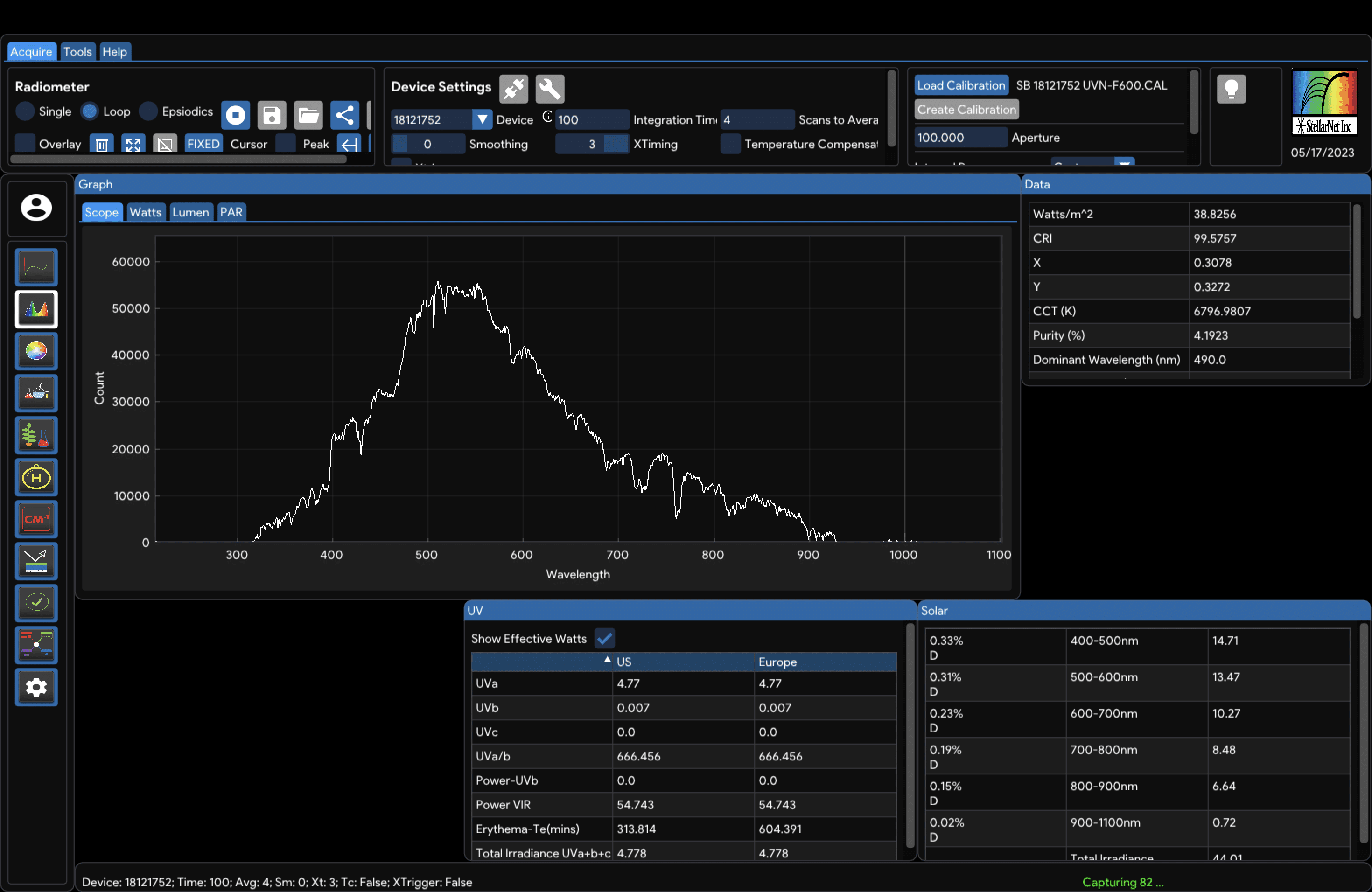 StellarPro Spectroscopy Application Software Q&A - StellarNet, Inc.