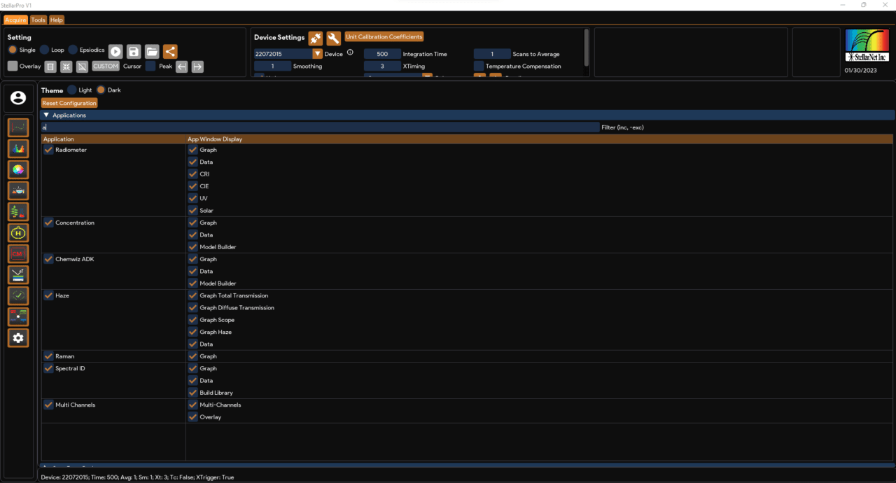 StellarPro Spectroscopy Application Software Q&A - StellarNet, Inc.