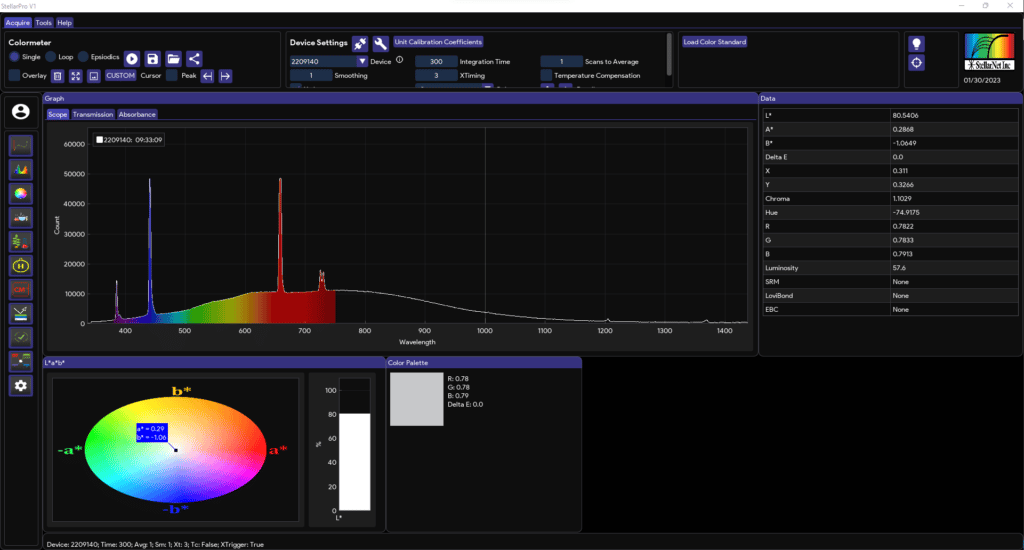StellarPro Spectroscopy Application Software - StellarNet, Inc.