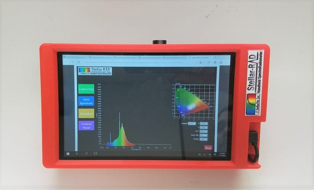 StellarRAD-UV-VIS spectroradiometer - StellarNet, Inc.