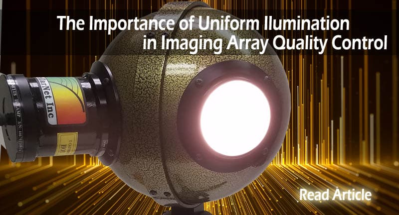 The Importance of Calibrated Uniform Light Sources in Imaging Array ...
