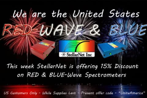 United States Spectrometer Promo- RED-Wave & BLUE - StellarNet, Inc.