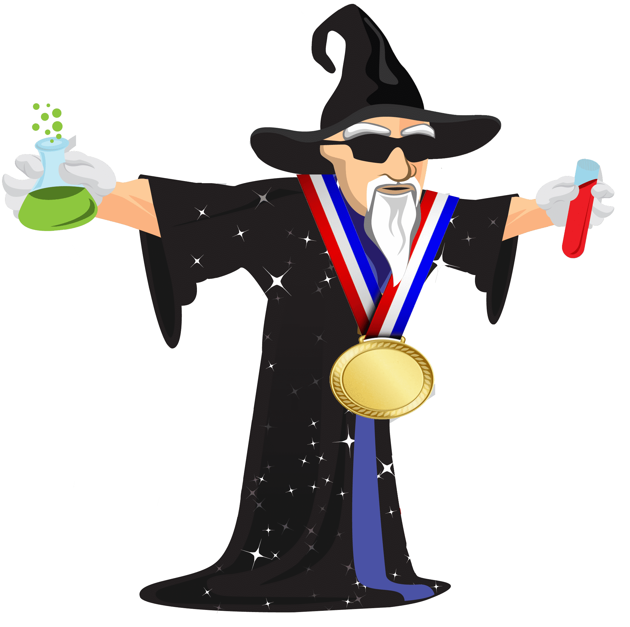 chemistry_wizard with medal - StellarNet, Inc.