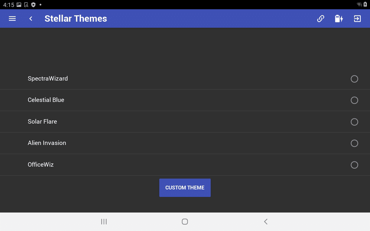 ColorWiz Menu Options - StellarNet, Inc.