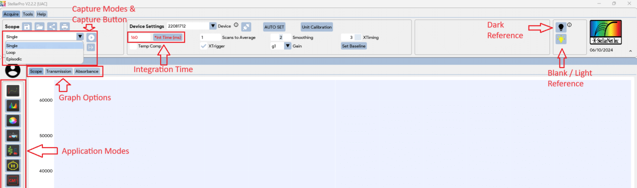 Laser Monitoring – StellarPro Quick Start - StellarNet, Inc.