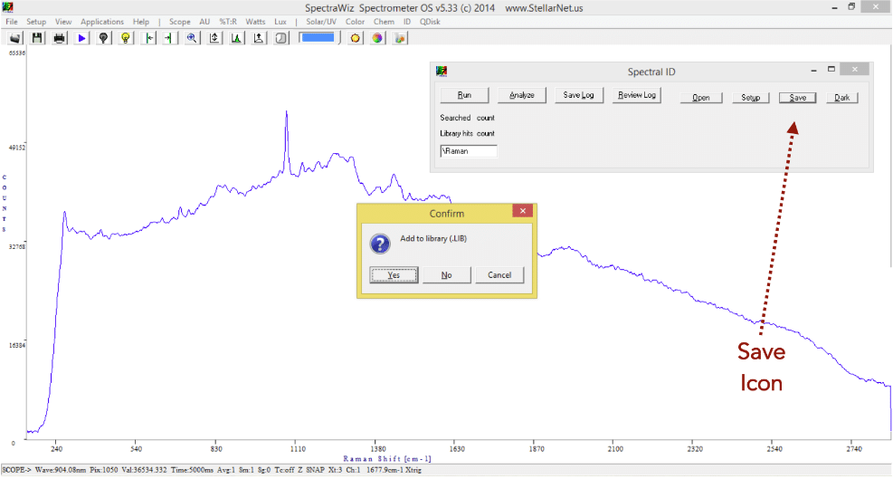 Raman – SpectraWiz Quick Start - StellarNet, Inc.
